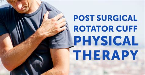 Rotator Cuff Recovery and Repair | Cawley Physical Therapy - Face Surgery